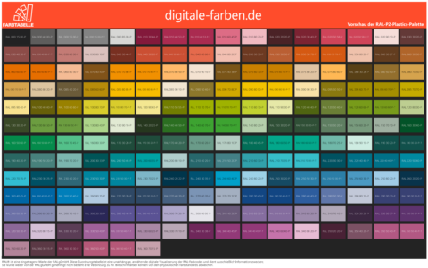 Farbe RAL 9003 / Signalweiß (Weiß und schwarztöne) | RAL Farben